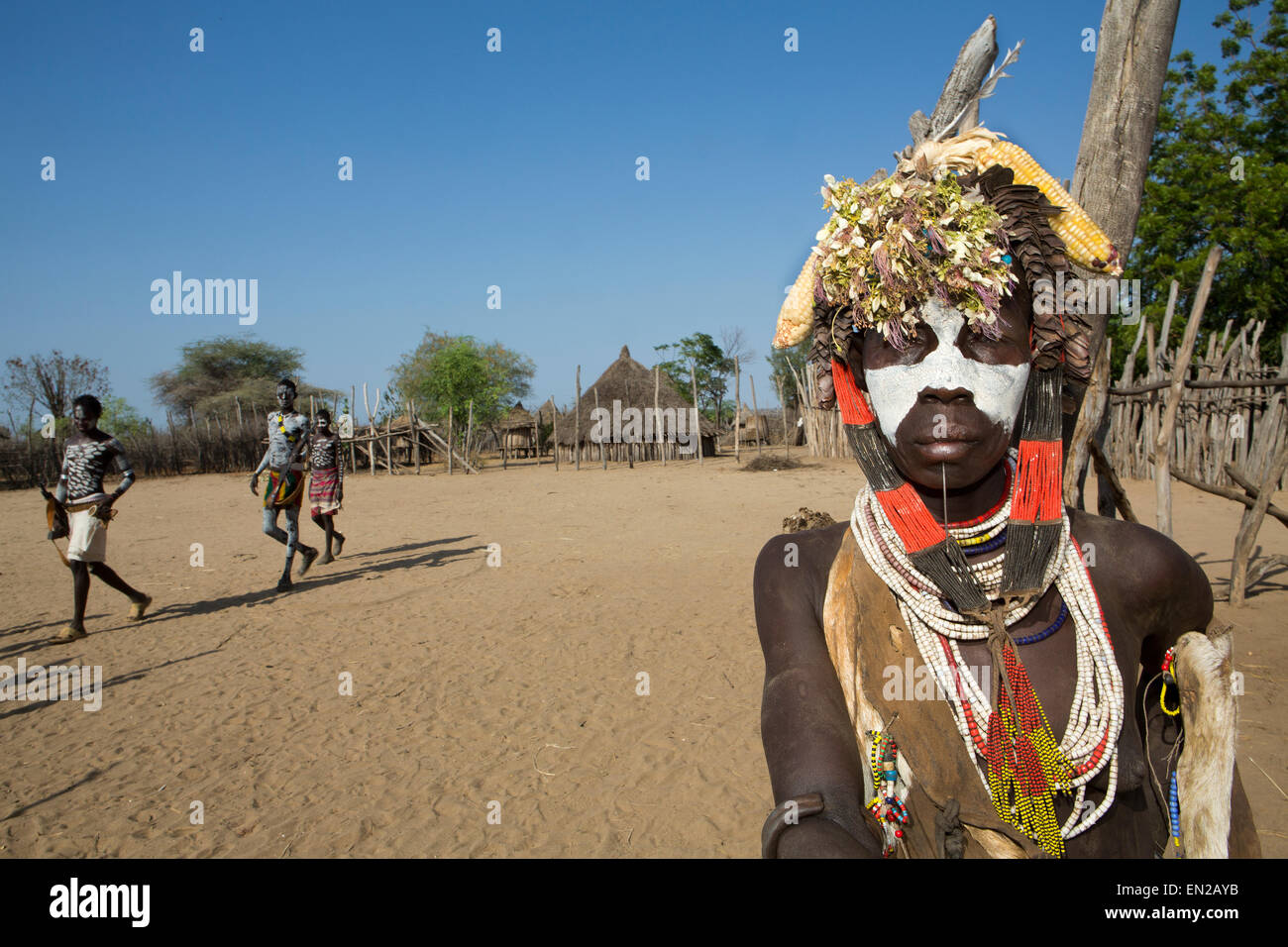 Karo tribe in Ethiopia Stock Photo - Alamy