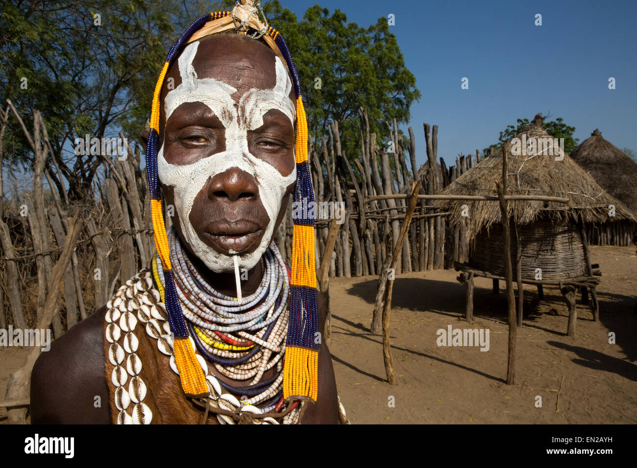 Karo tribe in Ethiopia Stock Photo - Alamy