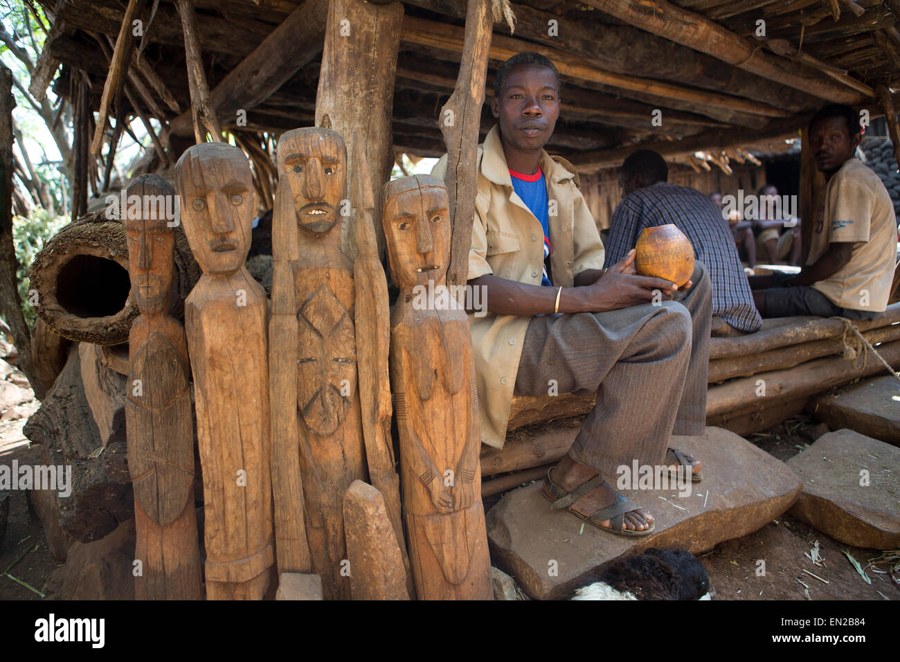 konso village in Ethiopia Stock Photo - Alamy