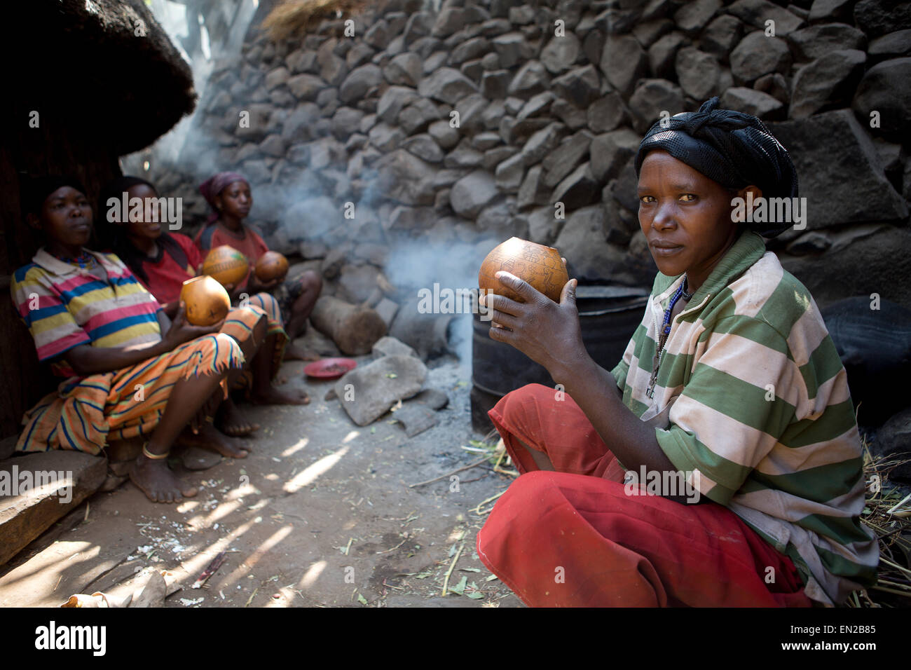 Konso ethiopia stone village hi-res stock photography and images - Alamy