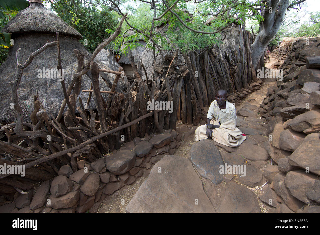 konso village in Ethiopia Stock Photo - Alamy