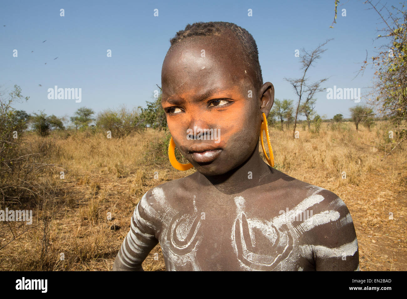 mursi tribe in southern Ethiopia Stock Photo - Alamy