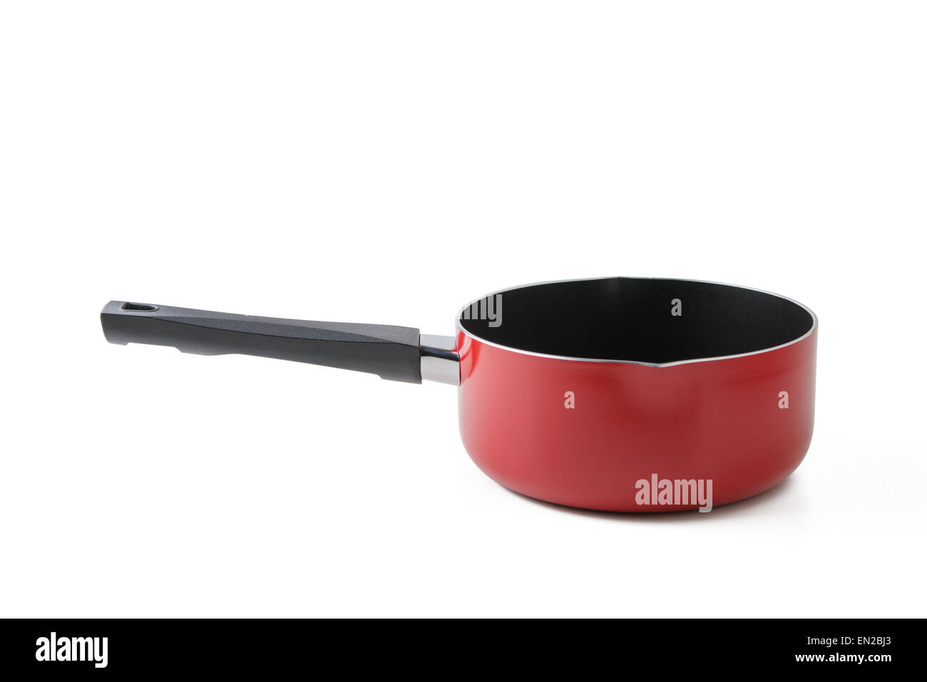 red pot with clipping path Stock Photo - Alamy