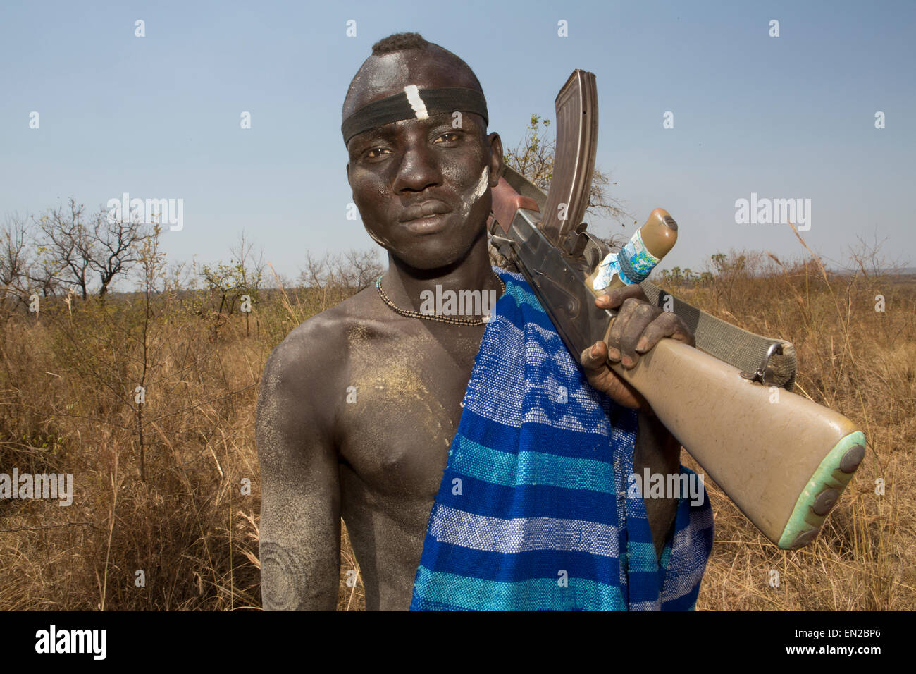 Mursi tribe warrior hi-res stock photography and images - Alamy