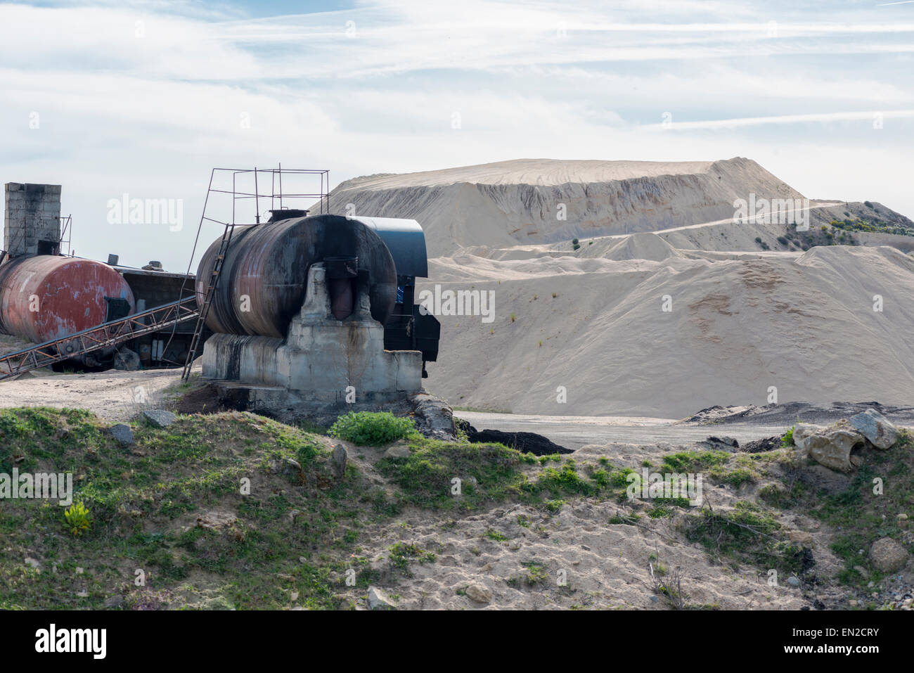 Gravel pit view hi-res stock photography and images - Alamy