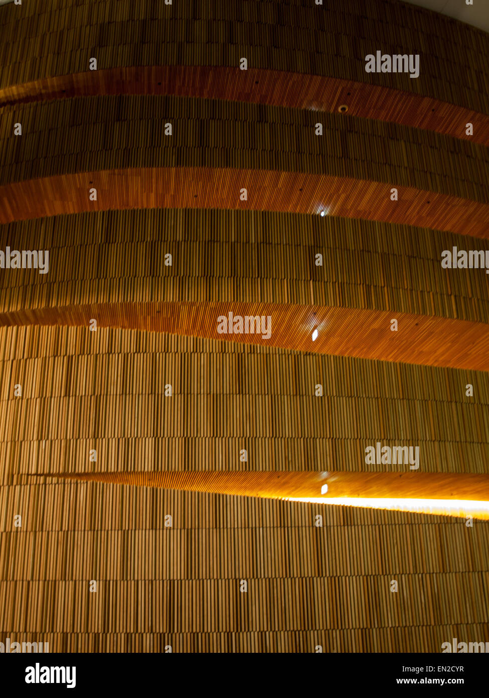 Oslo Opera House interior round ramp Stock Photo - Alamy