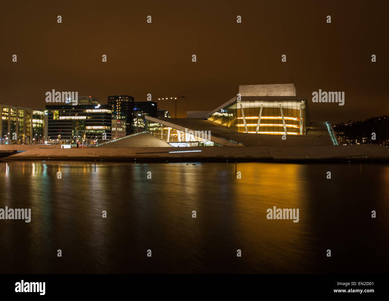 Oslo opera house night hi-res stock photography and images - Alamy