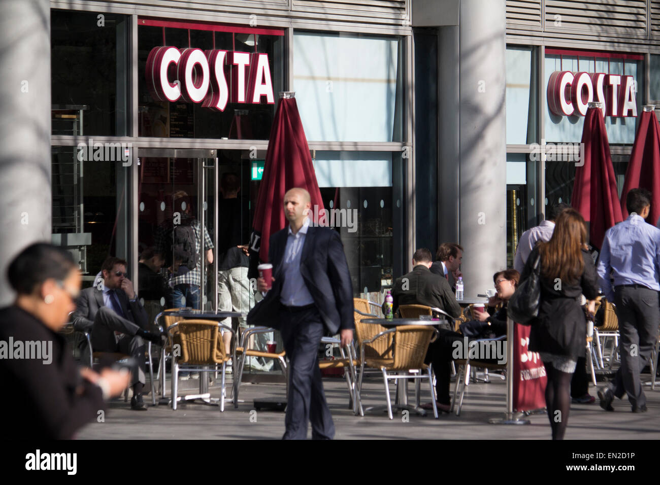 Costa coffee outlet Spitalfields London Stock Photo - Alamy