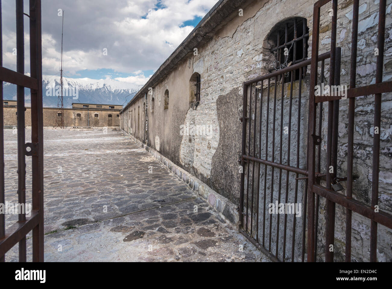 The old prison, used by King Zog, the Nazis and later the comunists in ...