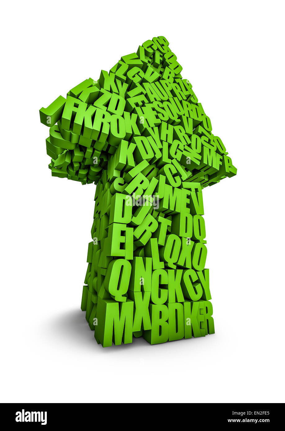 Green upward arrow hi-res stock photography and images - Alamy