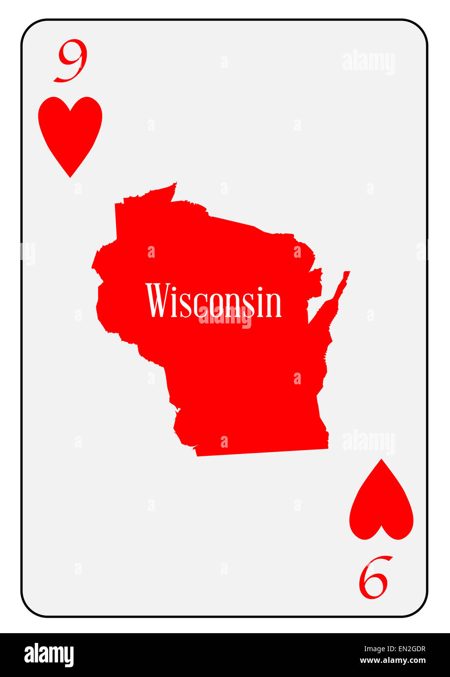 Map of luck wisconsin hi-res stock photography and images - Alamy