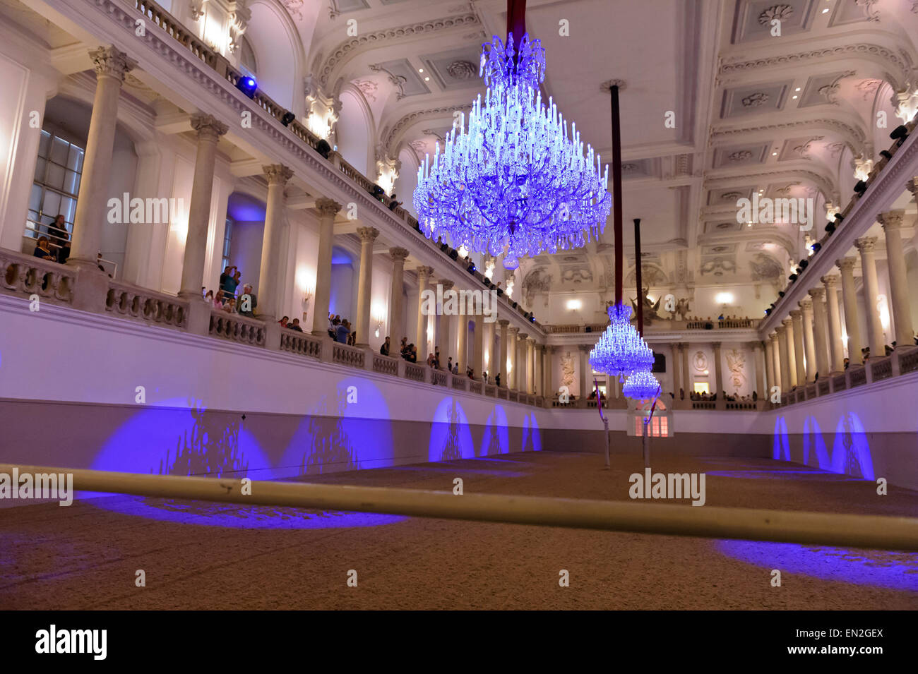 The Arena of the Spanish Horse Riding School, Vienna, Austria Stock ...
