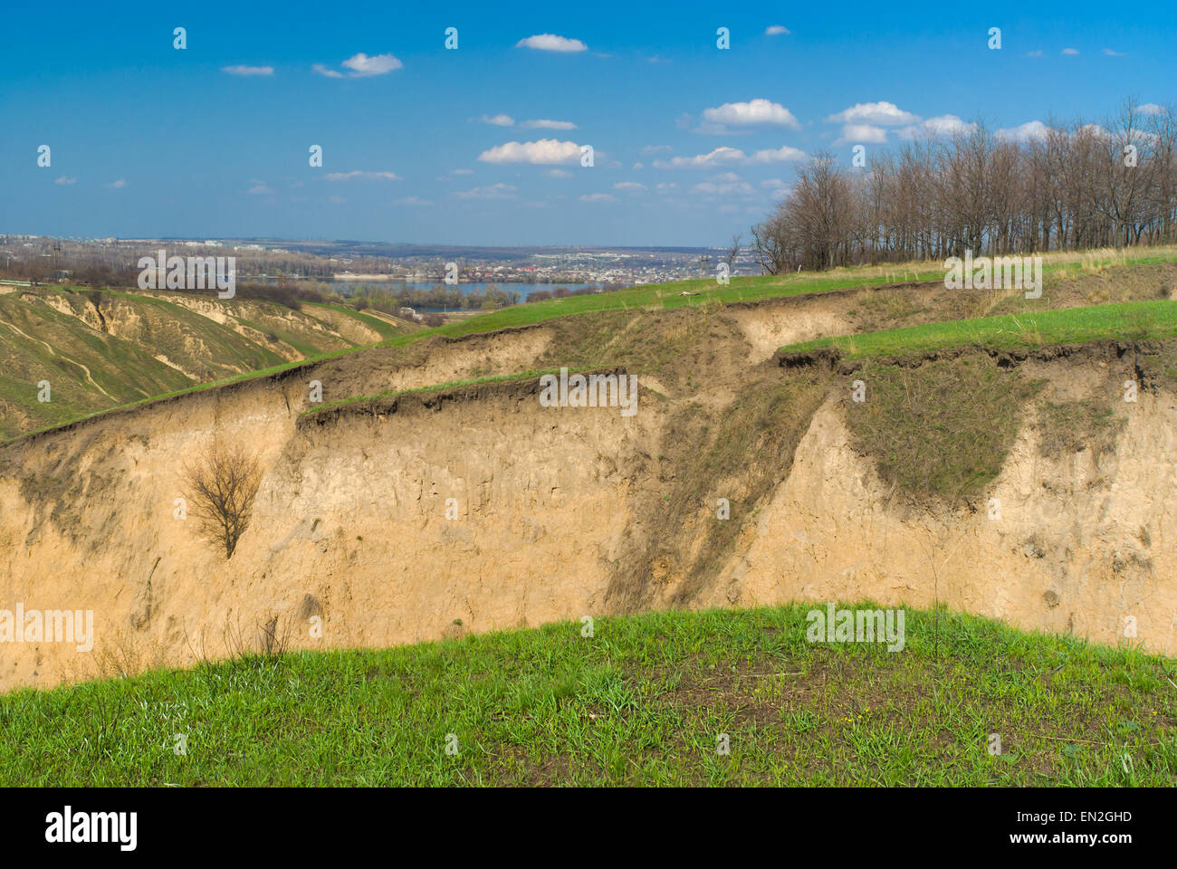 Landscape ravine soil erosion hi-res stock photography and images - Alamy