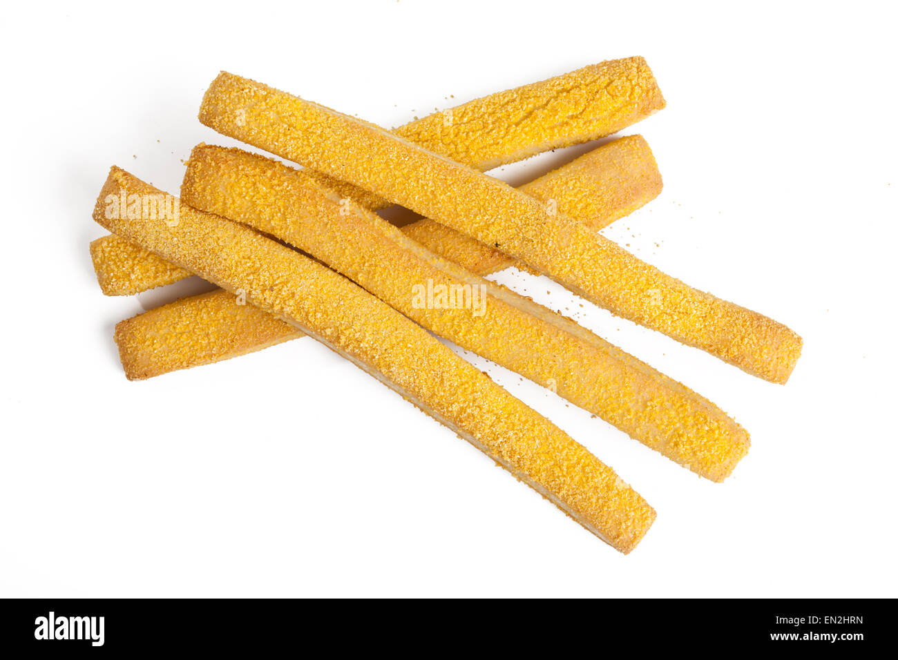 corn sticks on white background Stock Photo - Alamy