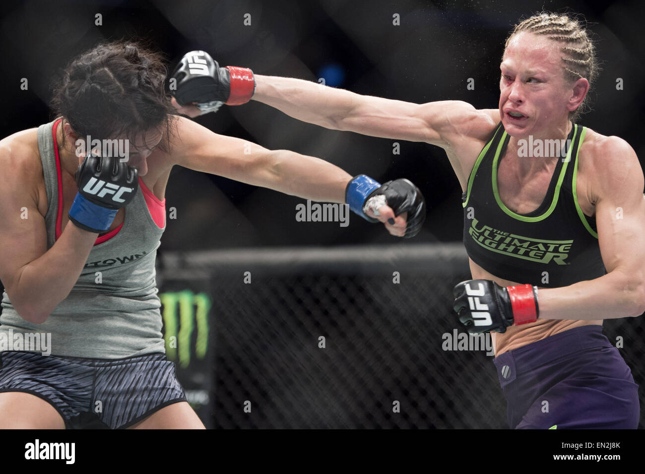 Montreal, Quebec, Canada. 25th Apr, 2015. JESSICA 'Ragin' RAKOCZY and ...