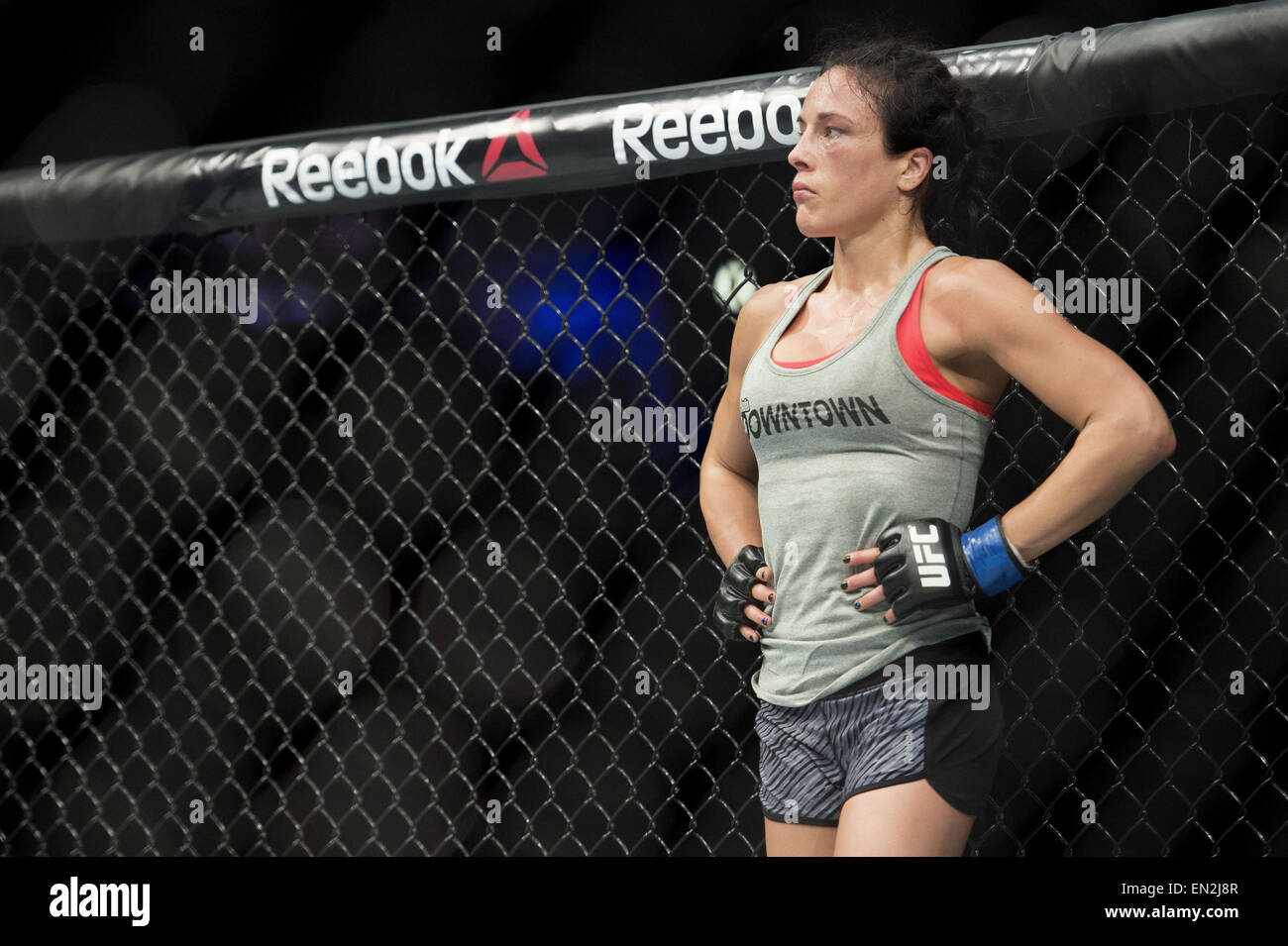 Montreal, Quebec, Canada. 25th Apr, 2015. VALERIE 'Trouble' LETOURNEAU ...