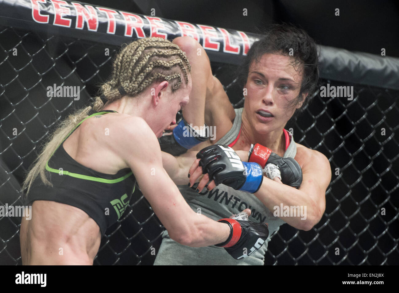 Montreal, Quebec, Canada. 25th Apr, 2015. VALERIE 'Trouble' LETOURNEAU ...