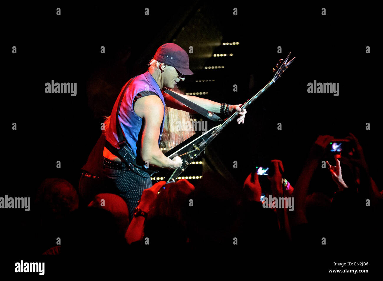 Miami, Florida, USA. 19th Apr, 2015. 'Black 'N Blue' perform at ...