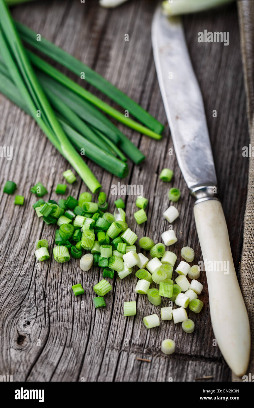Spring onion chopped hi-res stock photography and images - Alamy