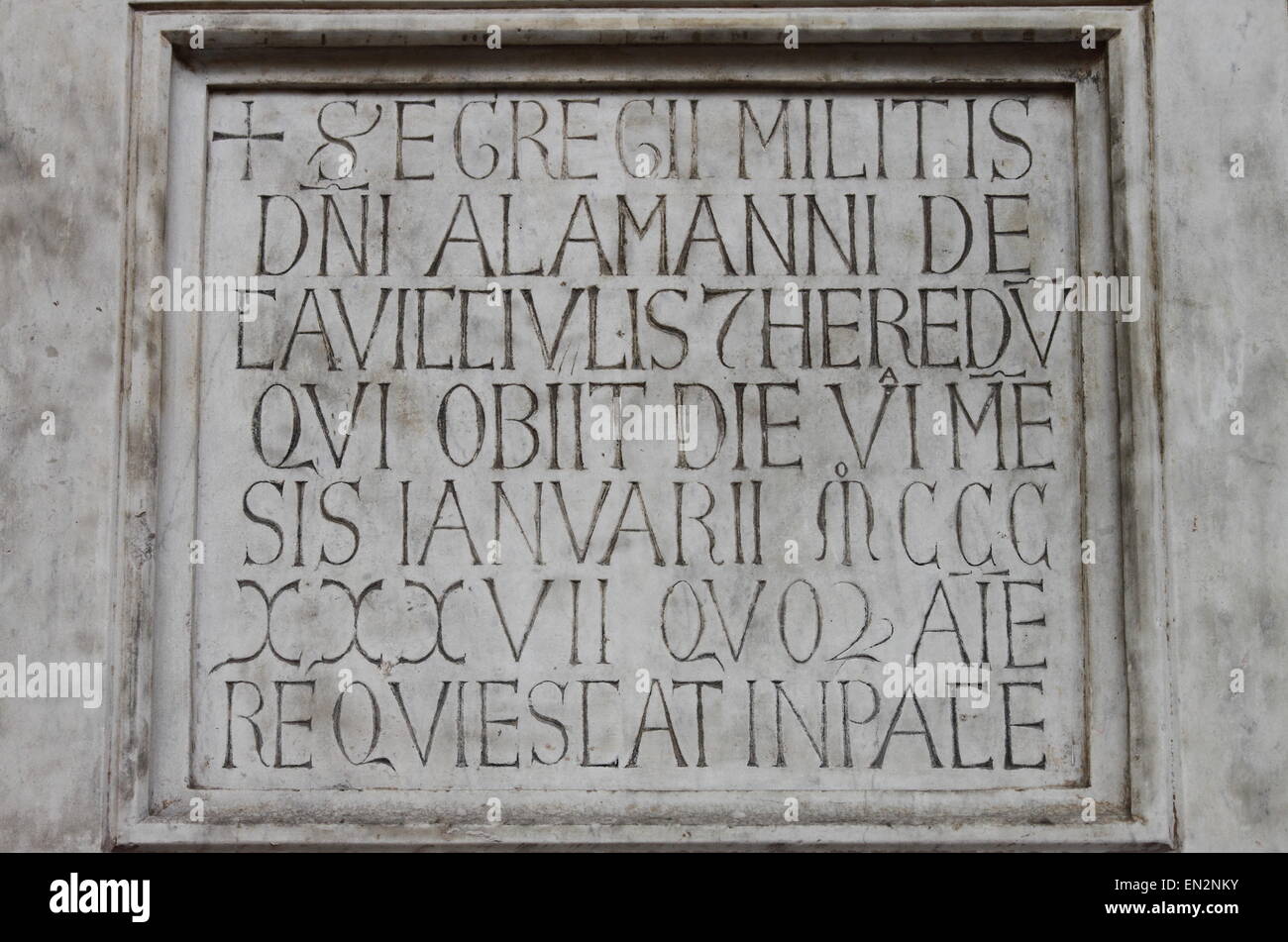Ancient latin inscription hi-res stock photography and images - Alamy