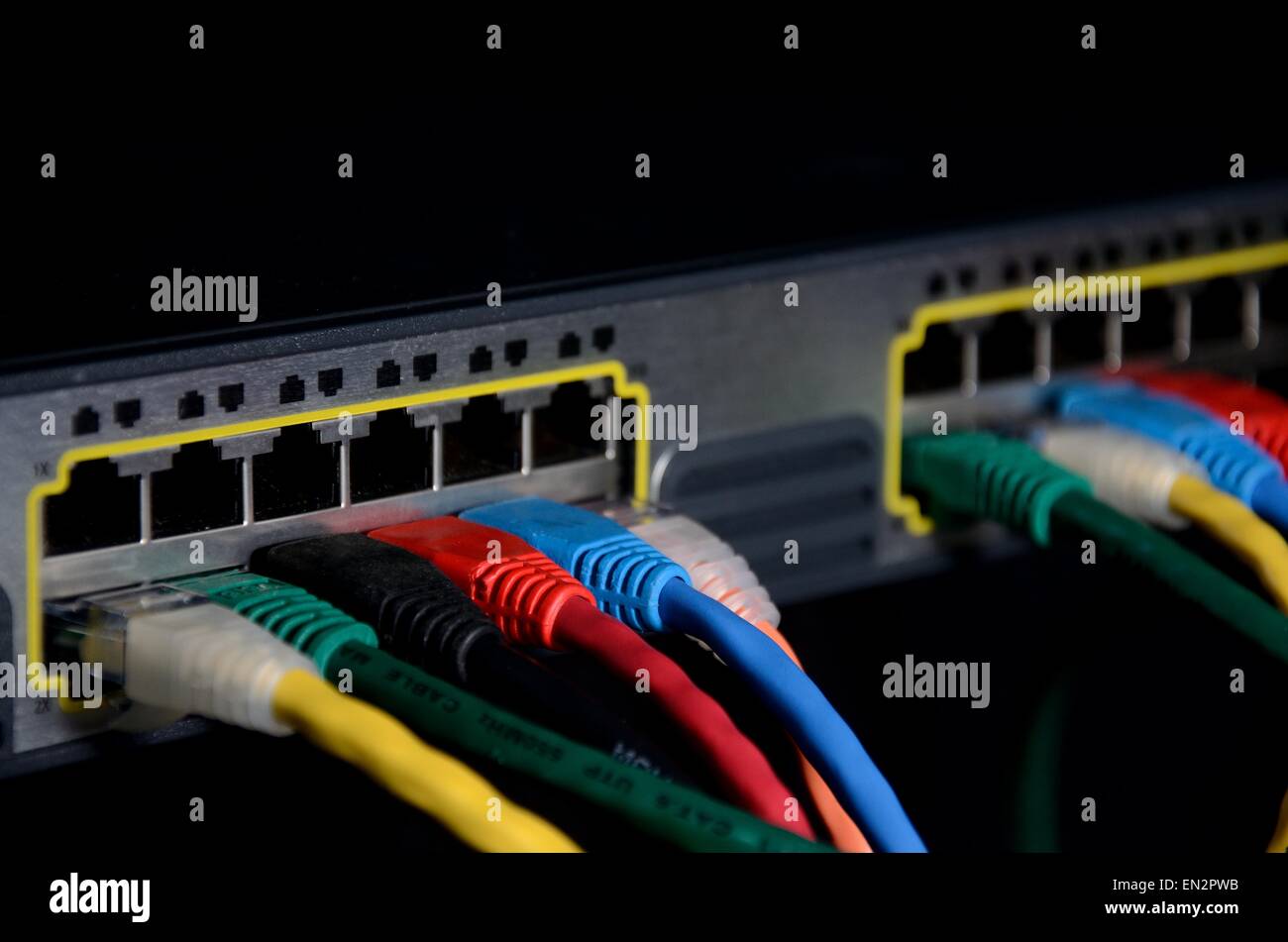 Switch port hi-res stock photography and images - Alamy