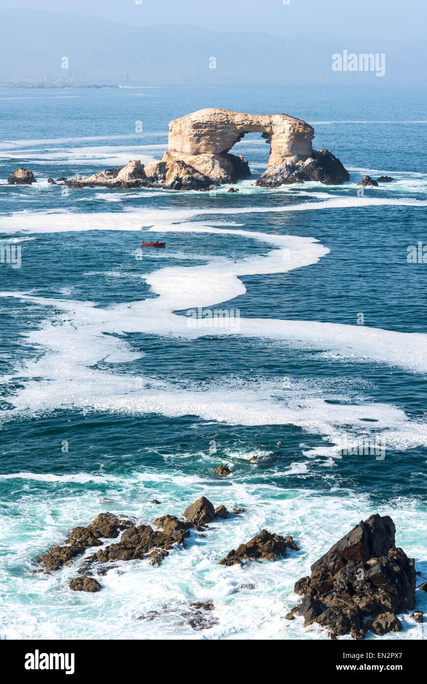 Arch Rock Formation in La Portada National Reserve - rock-emblem coast ...