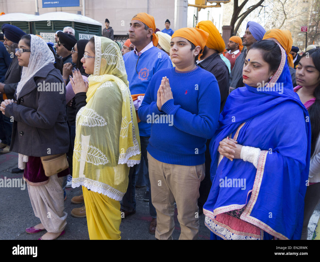 Annual Sikh Day Parade and festival on Madison Avenue in New York City, 2015 Stock Photo - Alamy