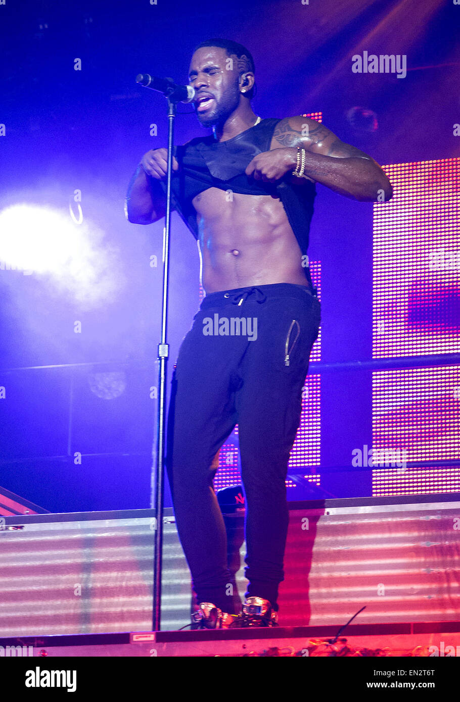Jason DeRulo performing live at Best Buy Theater Featuring: Jason ...