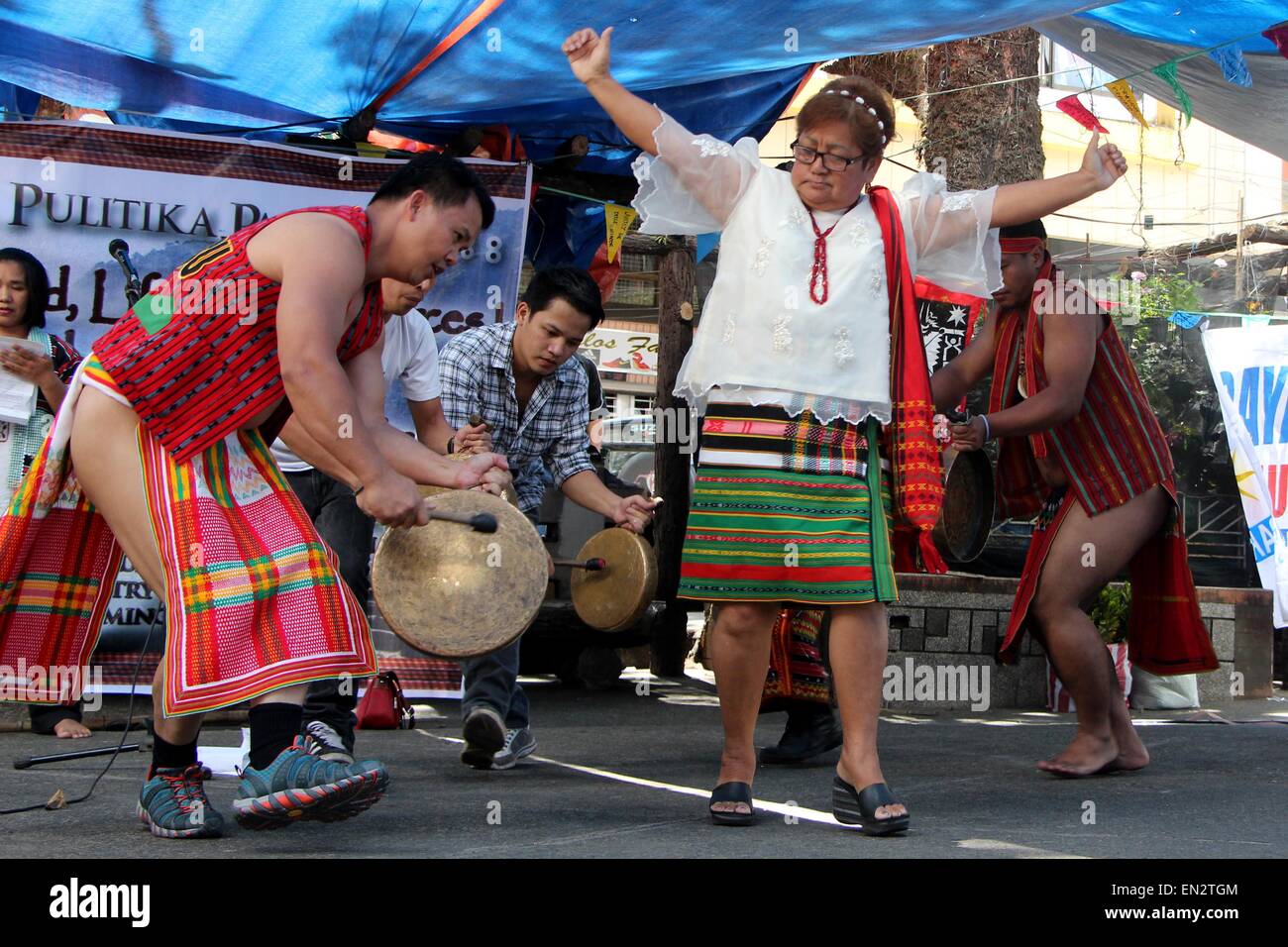 Tribal leaders performed the “Pattong dance” (unity dance) during the ...