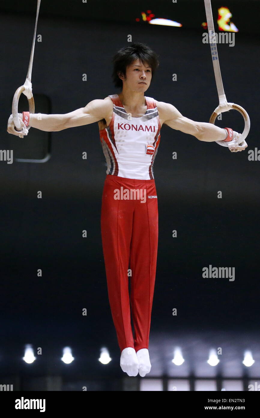 st Yoyogi Gymnasium, Tokyo, Japan. 26th Apr, 2015. Kohei Uchimura, APRIL 26, 2015 - Artistic ...