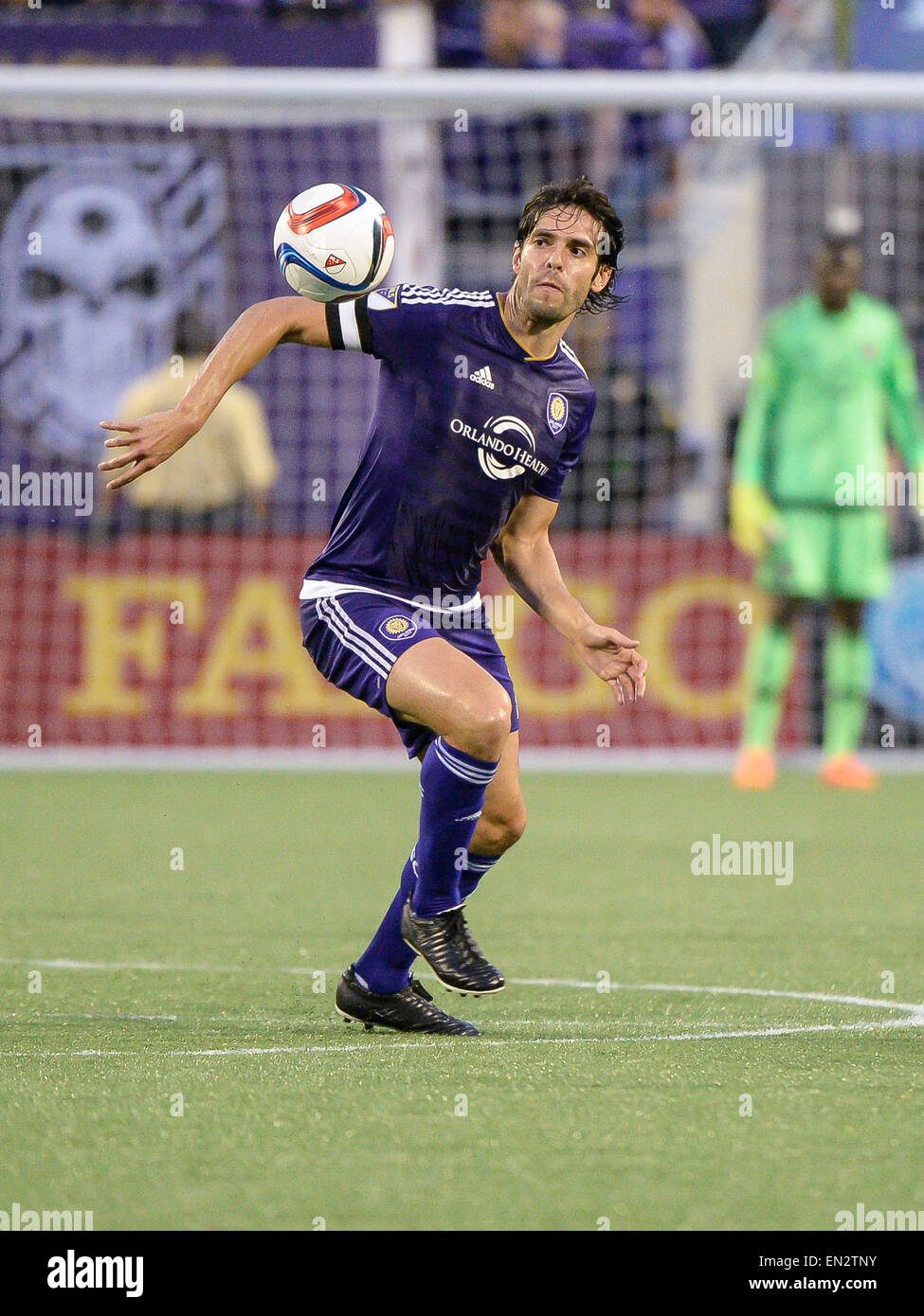 Orlando, FL, USA. 26th Apr, 2015. Orlando City SC midfielder Kaka (10 ...