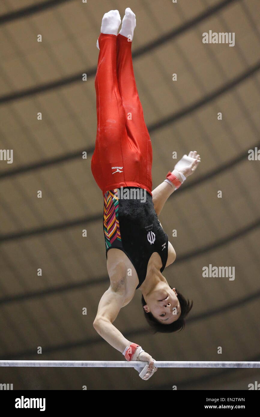 st Yoyogi Gymnasium, Tokyo, Japan. 26th Apr, 2015. Naoto Hayasaka ...
