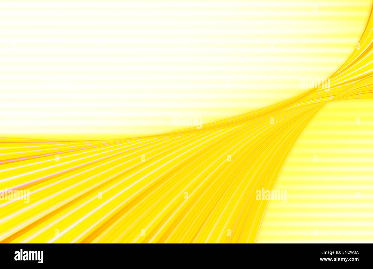 abstract yellow background with motion ray technology and digital wave ...
