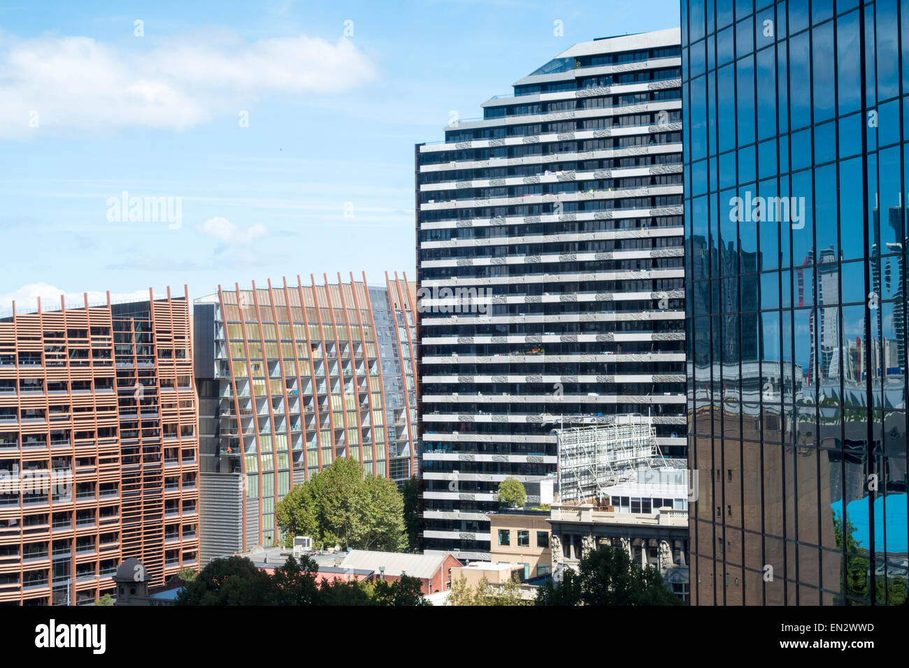 Melbourne skyline from the Intercontinental Rialto, Melbourne ...