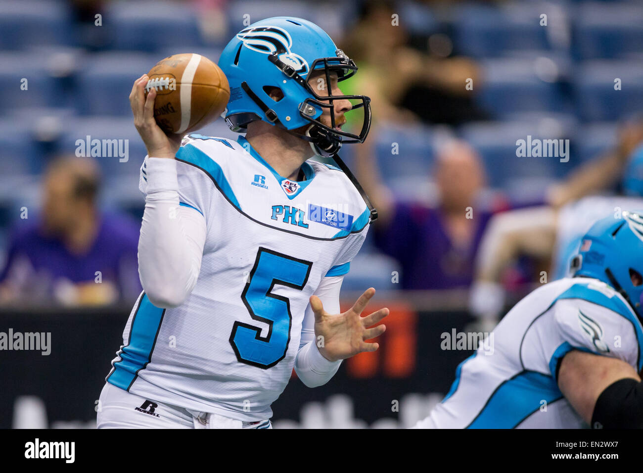 New Orleans, LA, USA. 26th Apr, 2015. Philadelphia Soul qb Dan ...