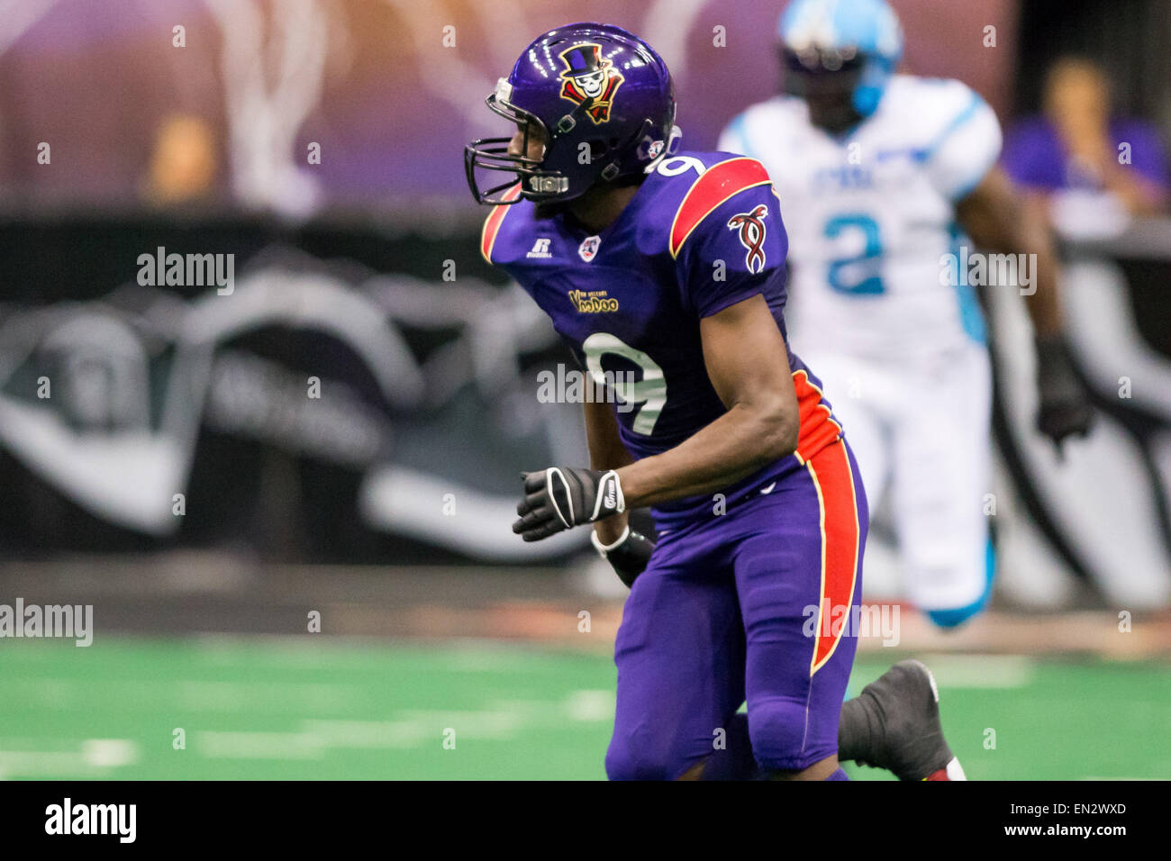 New Orleans, LA, USA. 26th Apr, 2015. New Orleans VooDoo wr Johnny ...