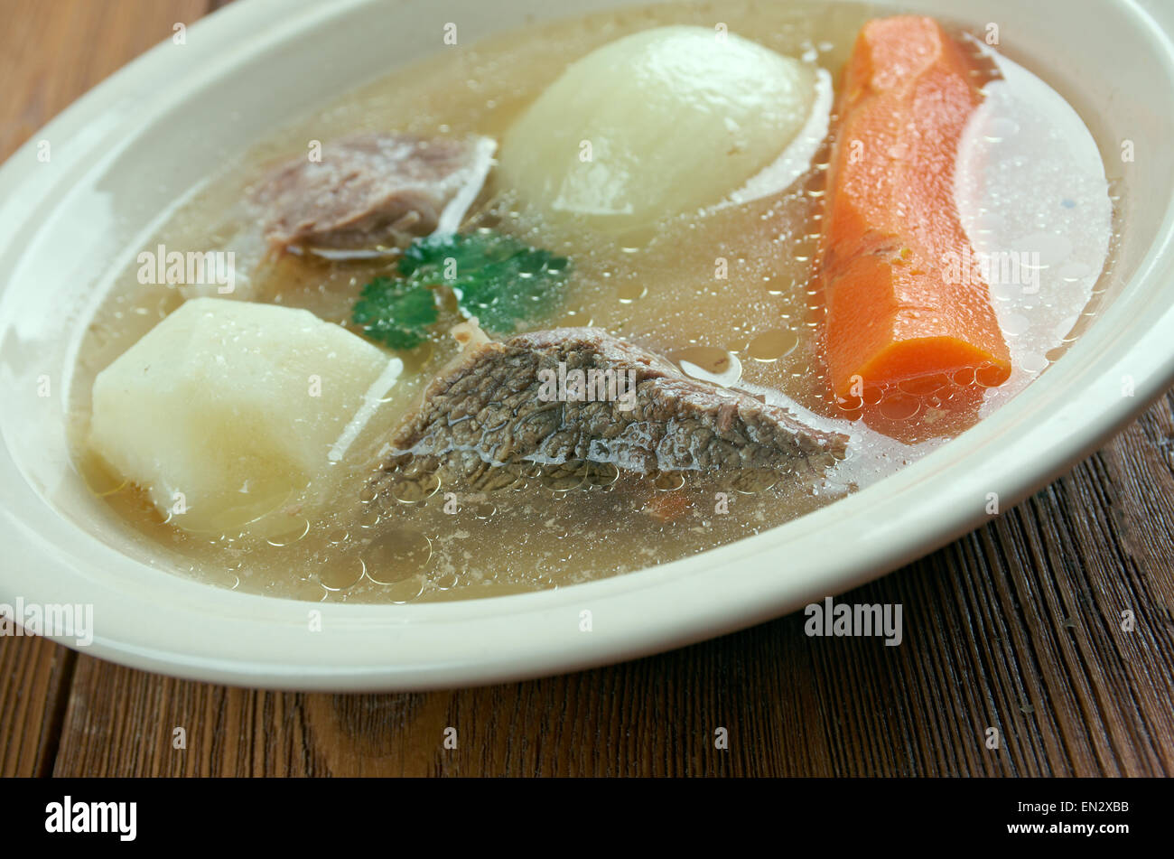 Aberaeron Broth - Welsh-language. broth which consists of bacon, beef ...