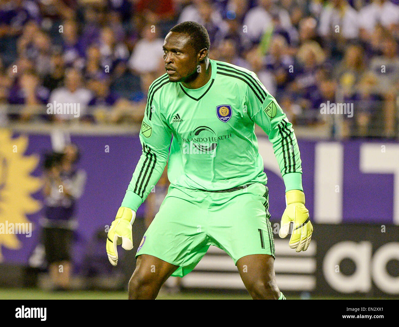 Orlando, FL, USA. 26th Apr, 2015. Orlando City SC goalkeeper Donovan ...