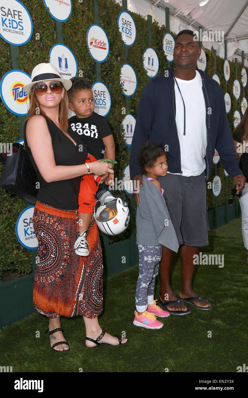 Los Angeles, California, USA. 26th Apr, 2015. Keyshawn Johnson attends ...