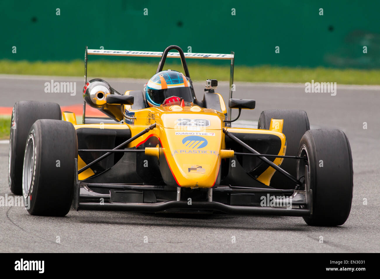 Monza, Italy - October 25, 2014: F3 Dallara 308 of Tomcat Racing Team ...