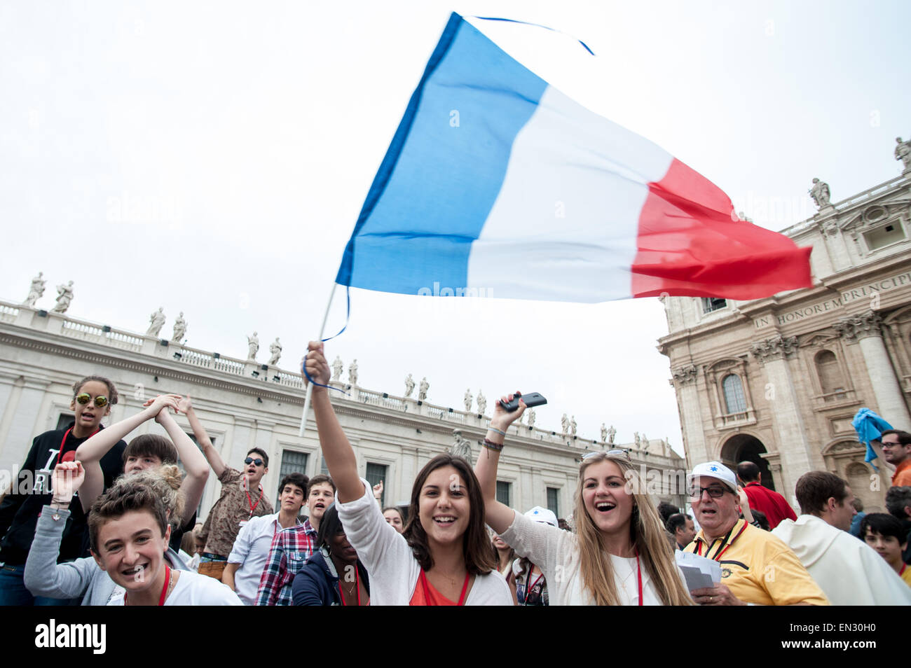 A Papal Audience with Pope Francis held in St. Peter's Square Featuring ...