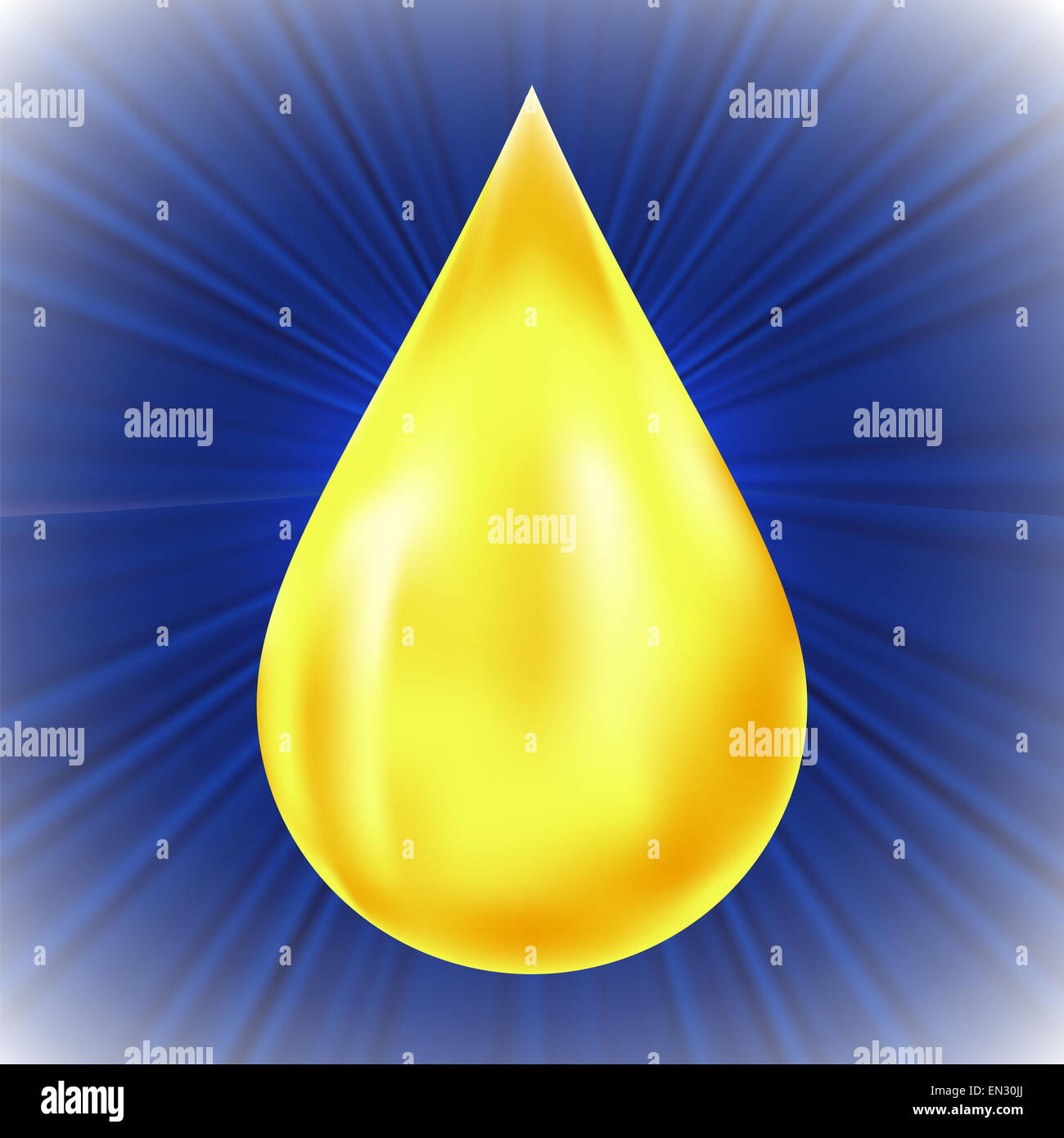 Yellow Oil Drop Stock Photo - Alamy