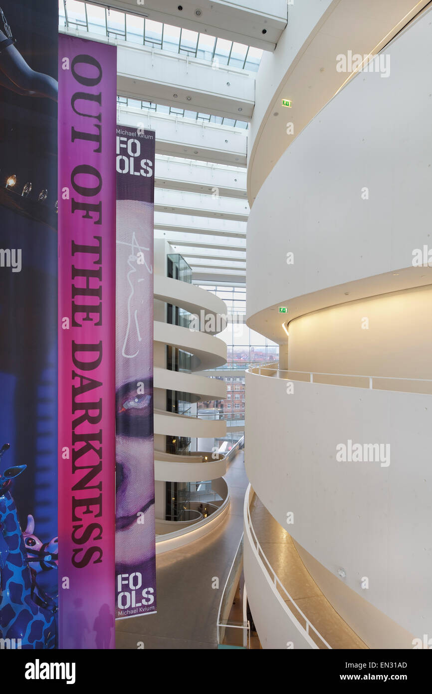 Modern art above spiral staircase hi-res stock photography and images ...