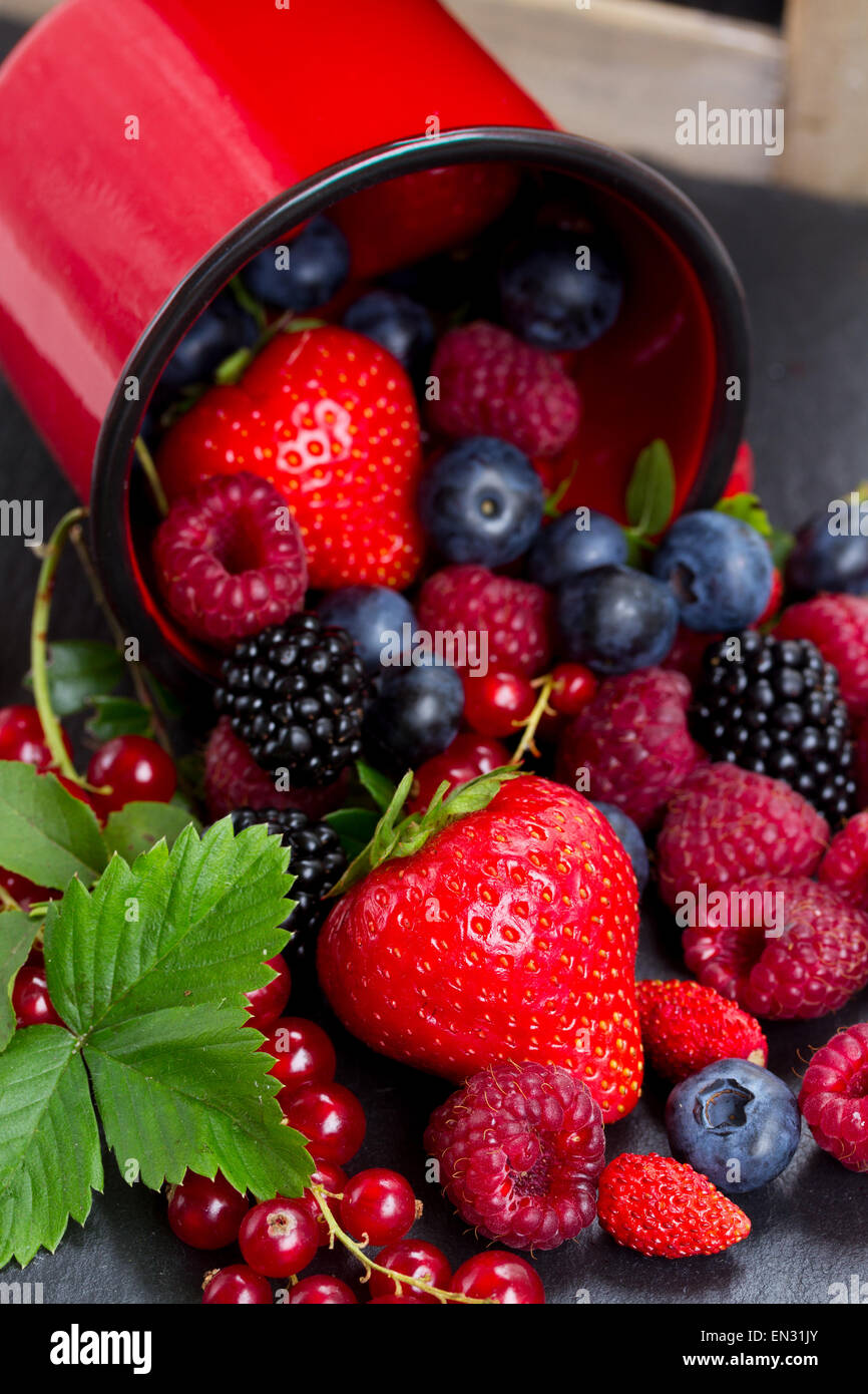 set of fresh berries Stock Photo - Alamy