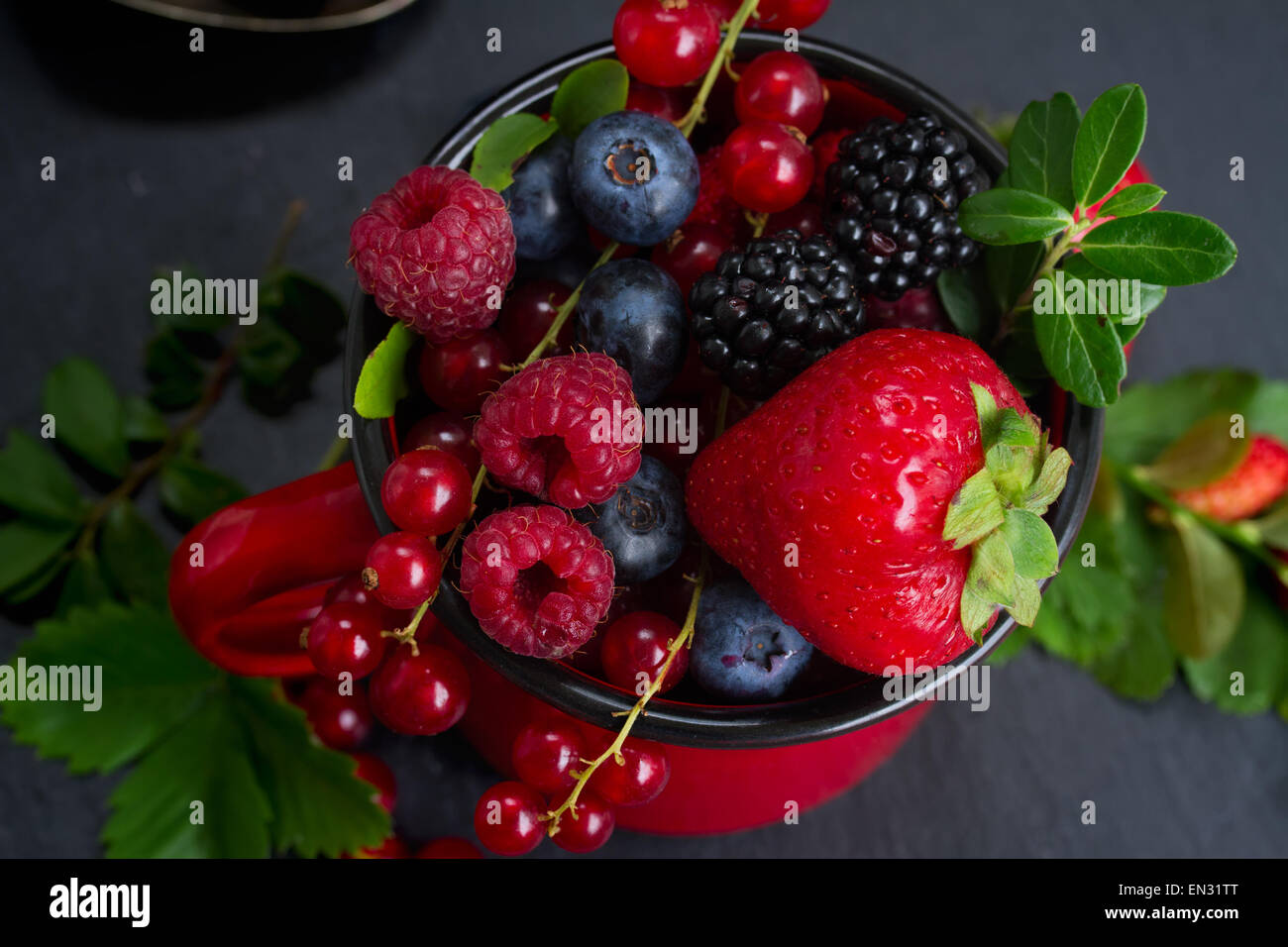 set of fresh berries Stock Photo - Alamy