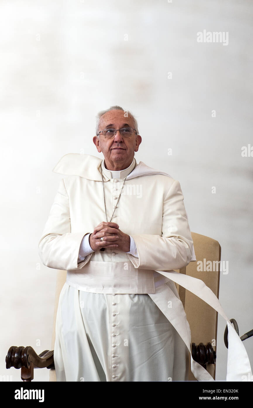 A Papal Audience with Pope Francis held in St. Peter's Square Featuring ...