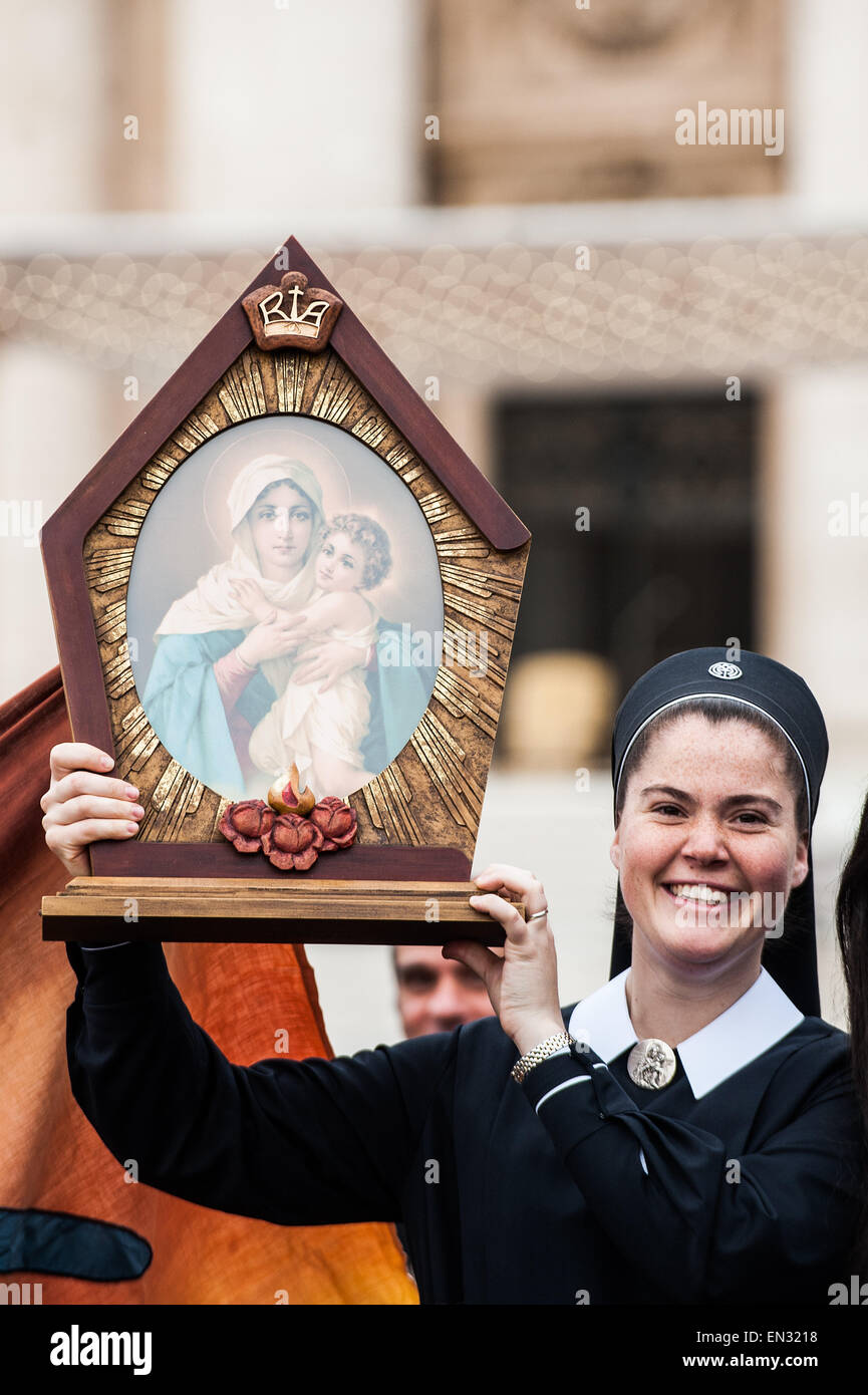 A Papal Audience with Pope Francis held in St. Peter's Square Featuring ...
