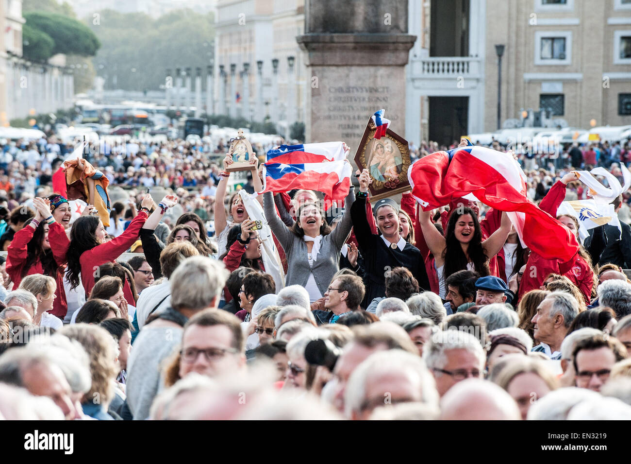 A Papal Audience with Pope Francis held in St. Peter's Square Featuring ...