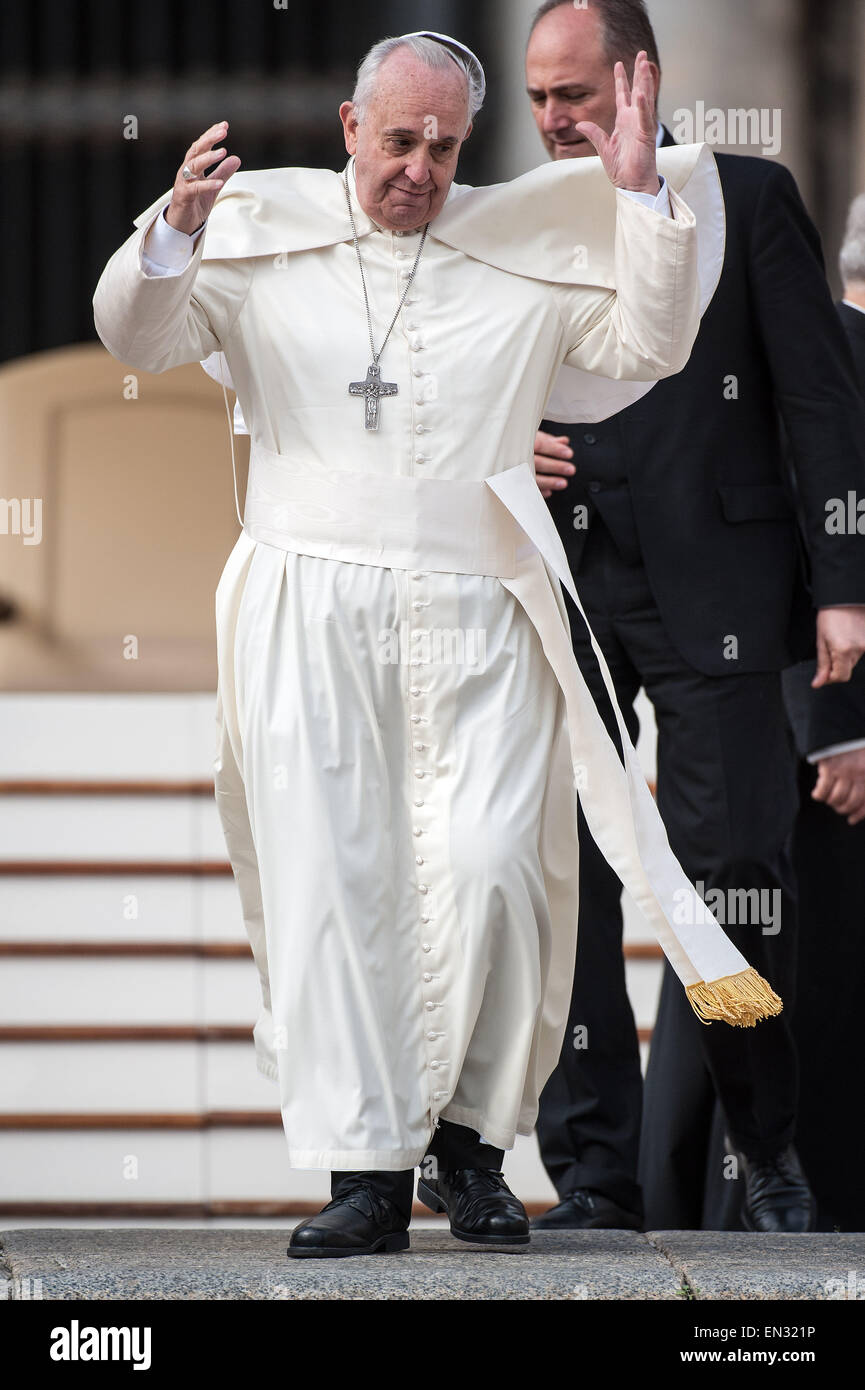 A Papal Audience with Pope Francis held in St. Peter's Square Featuring ...