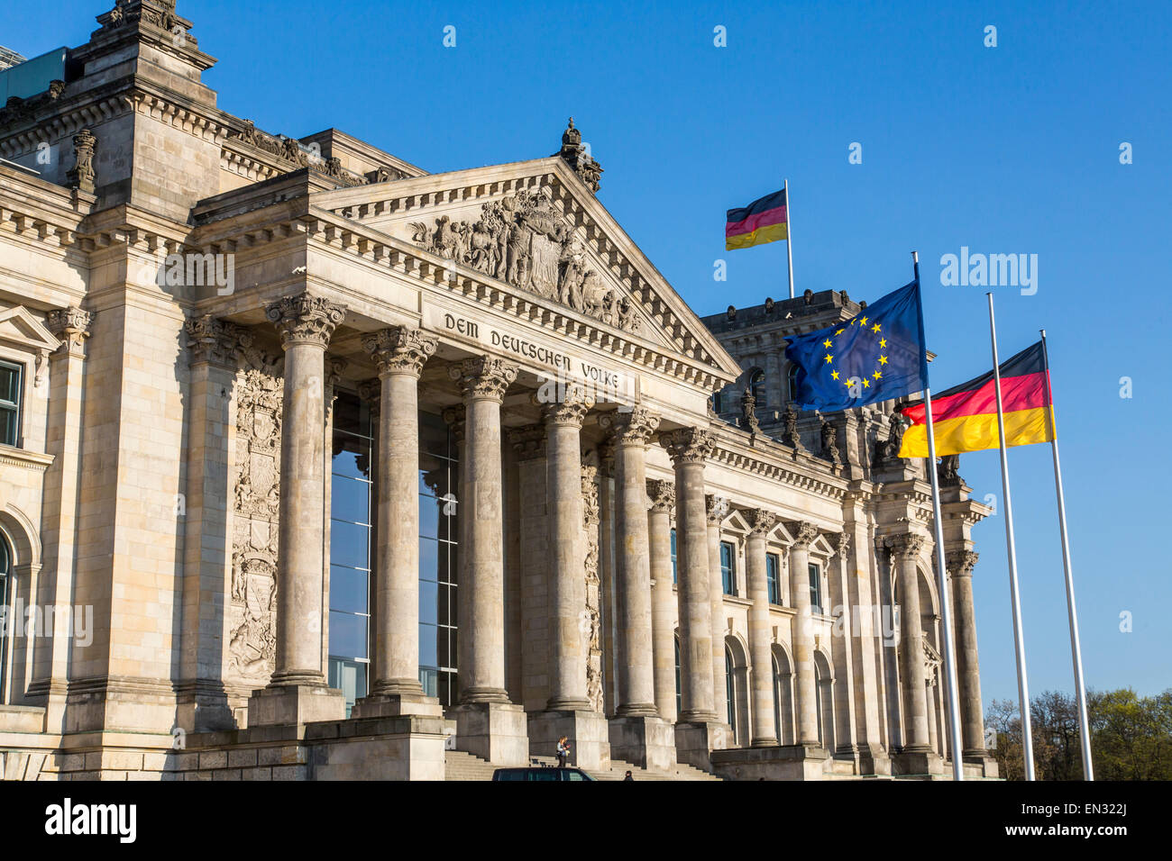 The Reichstag, German parliament building, "Deutscher Bundestag Stock ...